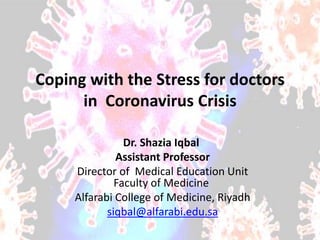 Coping with stress in coronavirus | PDF