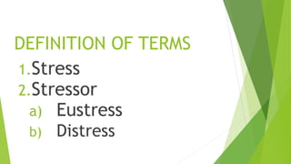 Coping with stress in middle and late adolescence | PPTX