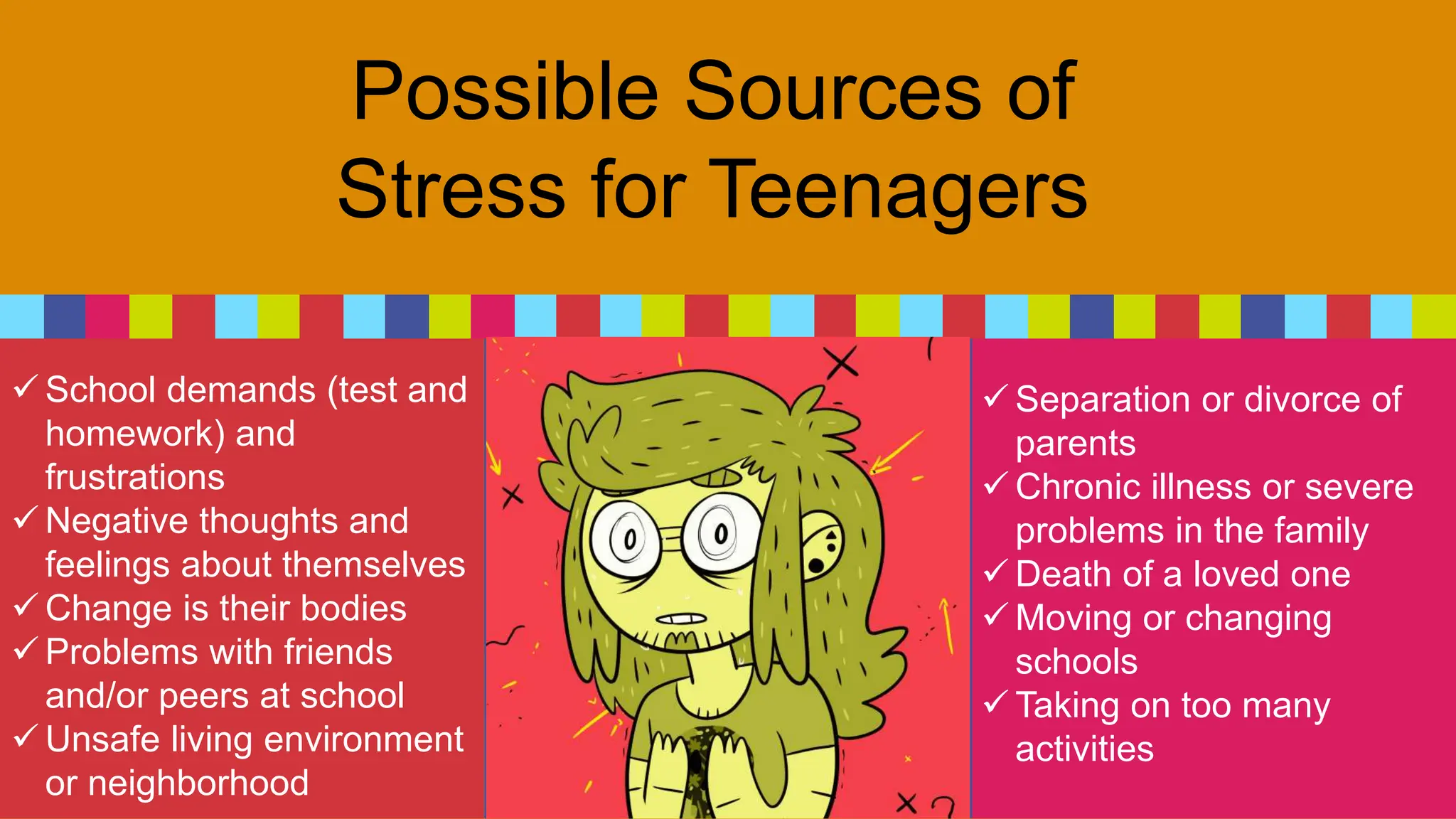 Coping with Stress in Middle and Late Adolescence.pptx | Mental Health ...