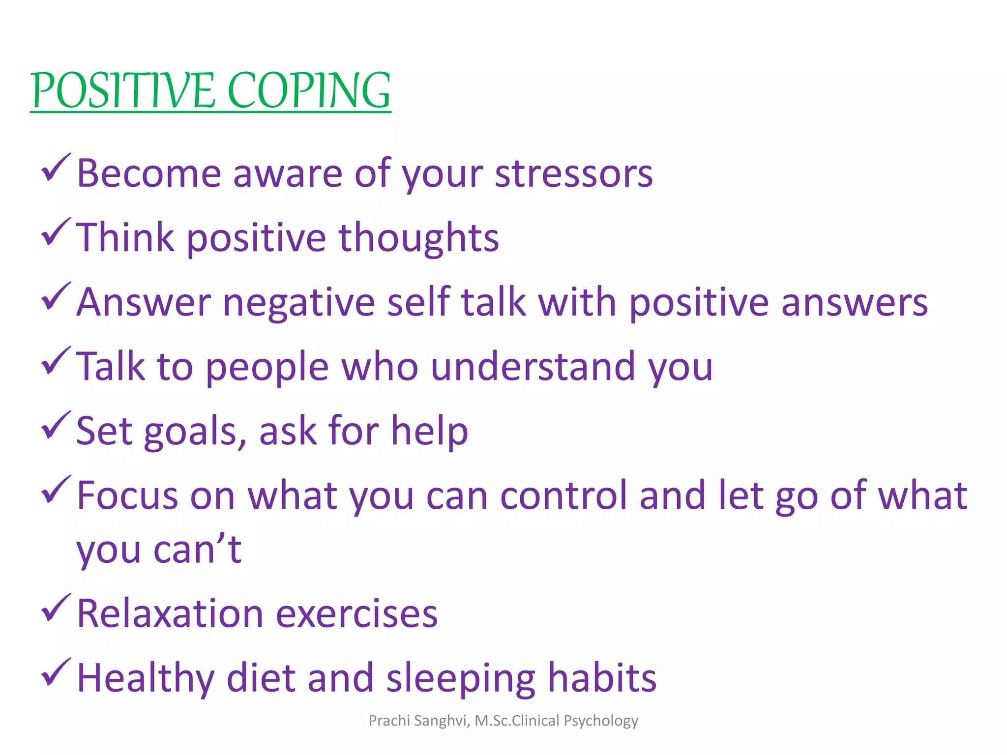 Coping with Stress | PPTX