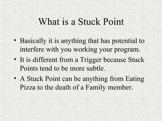 Coping with stuck points | PPT
