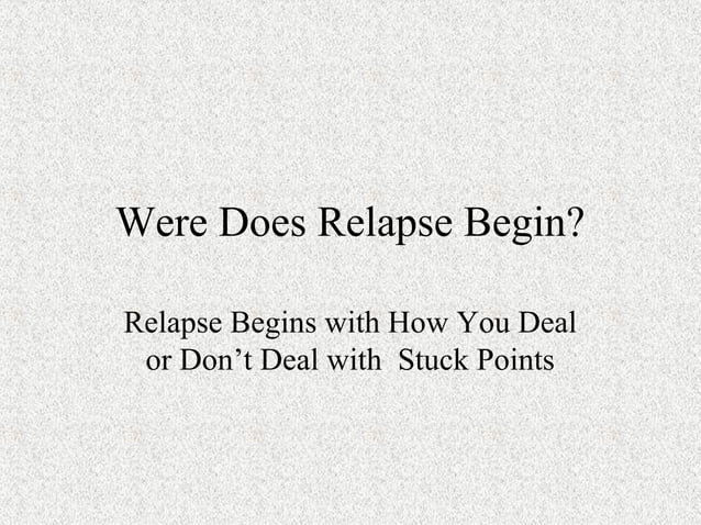 Coping with stuck points | PPT