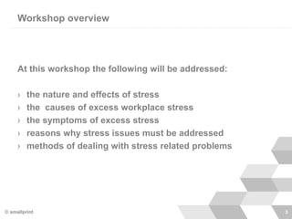 Coping with workplace stress | PPTX