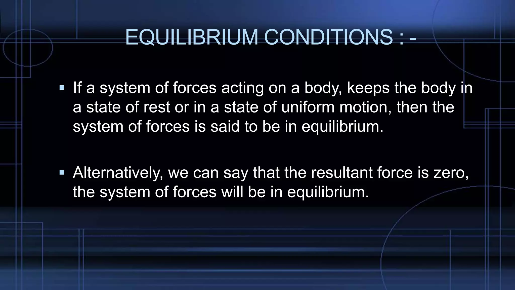 Coplanar concurrent forces | PPTX