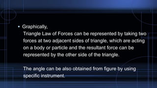 Coplanar concurrent forces | PPTX