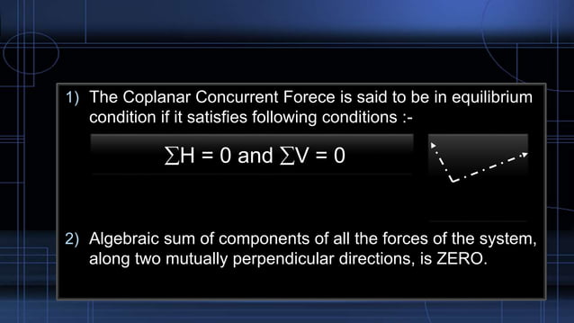 Coplanar concurrent forces | PPTX | Physics | Science