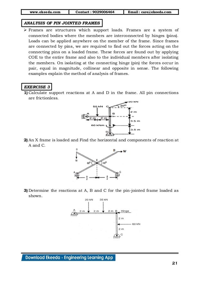 Coplanar forces equilibrium