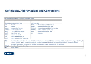 Canadian Overseas Petroleum Limited: Investor Presentation - October ...