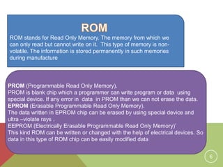 memory and storage devices | PPT