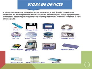 memory and storage devices | PPTX