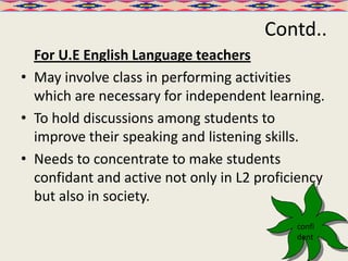 Copm study of teaching strategies by pu. & uoe teachers | PPT