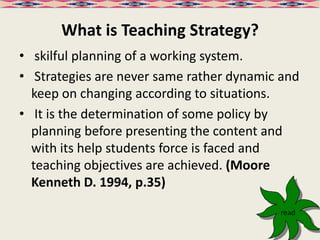 Copm study of teaching strategies by pu. & uoe teachers | PPT
