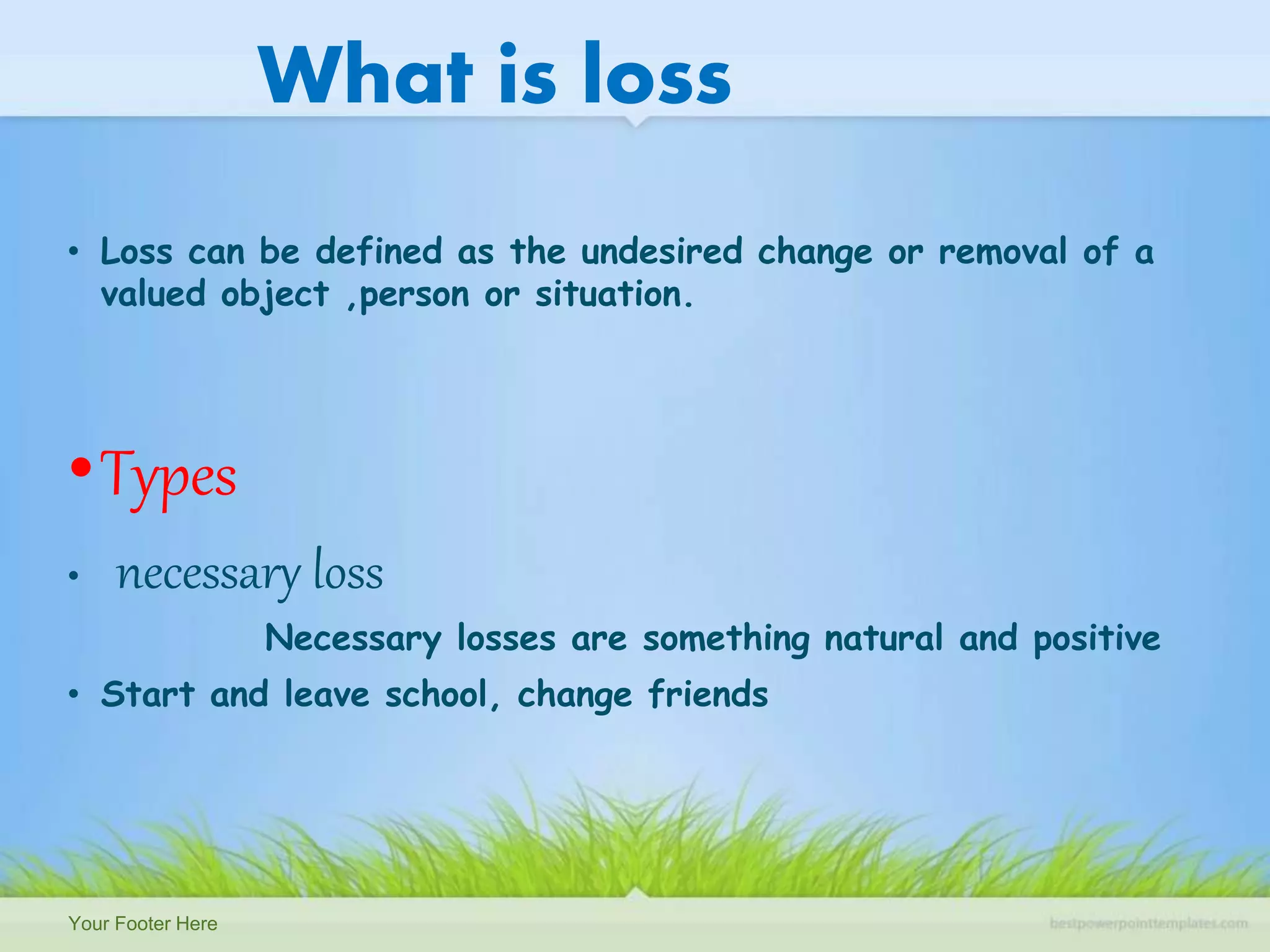 Coping wth loss,death and grieving | PPTX