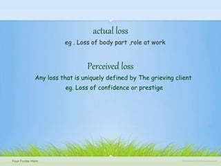 Coping wth loss,death and grieving | PPTX
