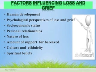 Coping wth loss,death and grieving | PPTX
