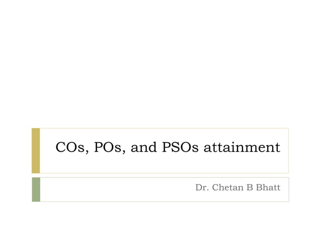 CO PO and PSO attainment.pptx