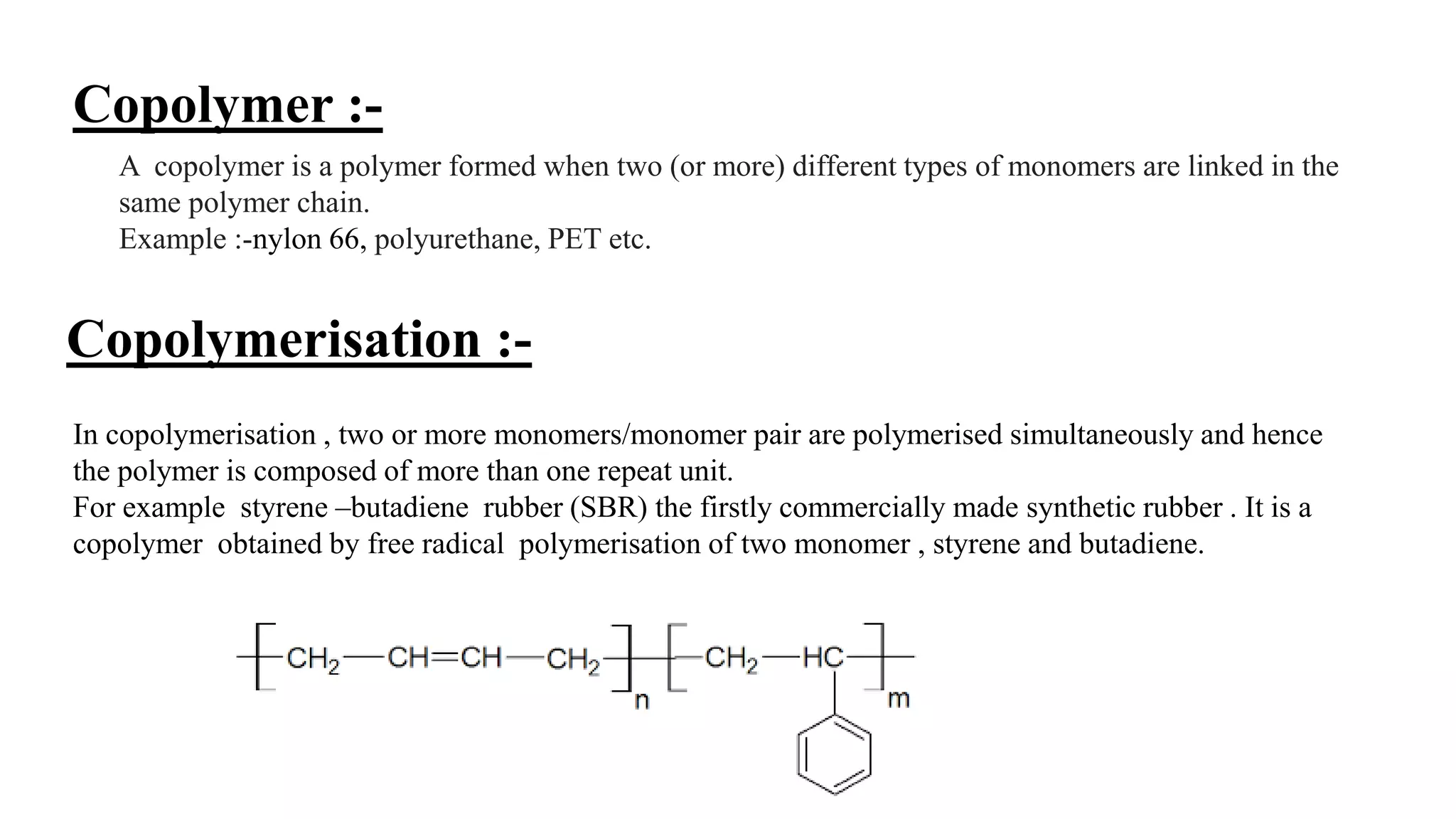 Copolymerisation | PPTX