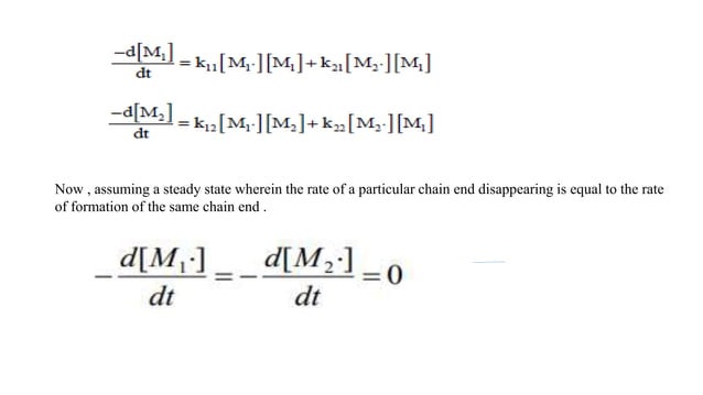 Copolymerisation | PPTX | Chemistry | Science