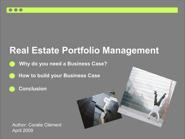 Coporate Real Estate Business Case | PPT