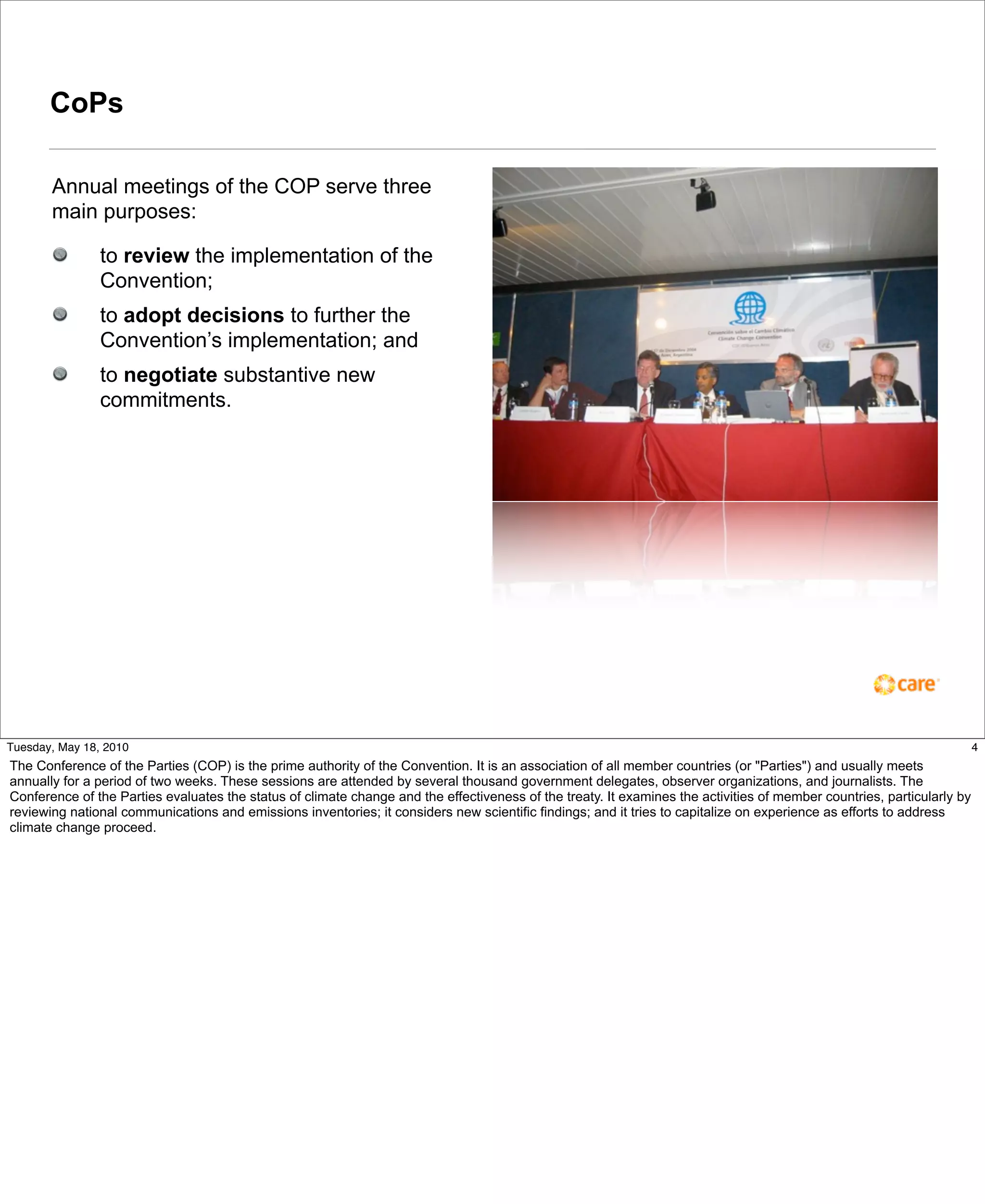 Understanding UNFCCC Conferences of Parties | PDF