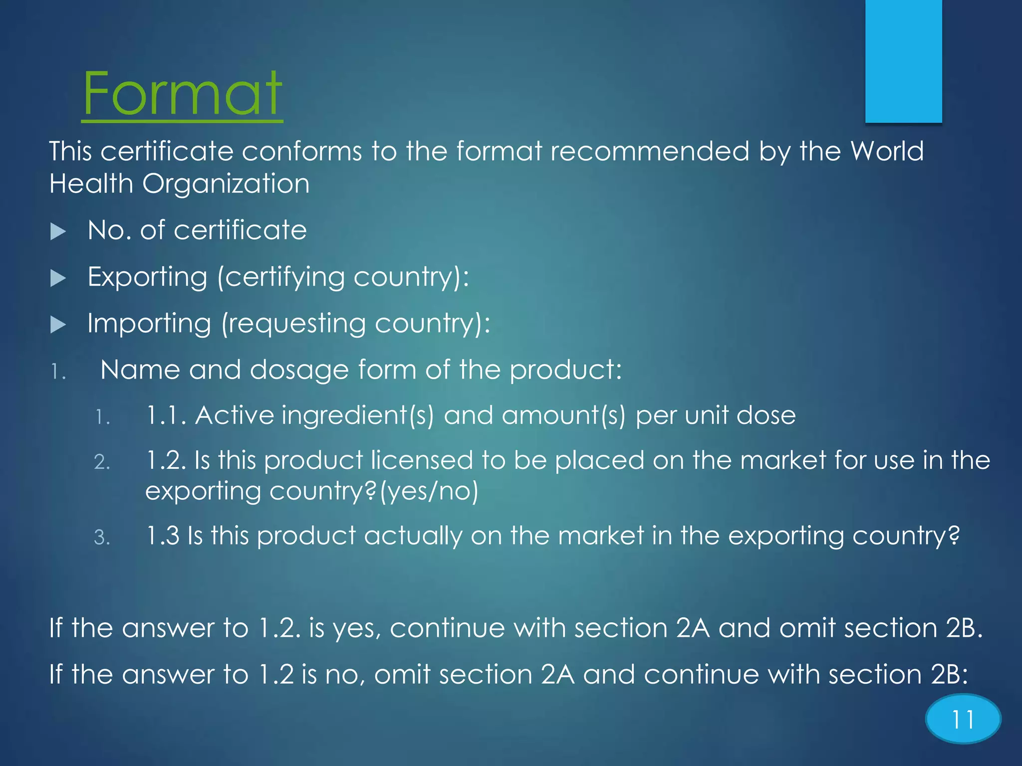 Copp - CERTIFICATE OF PHARMACEUTICAL PRODUCT | PPTX