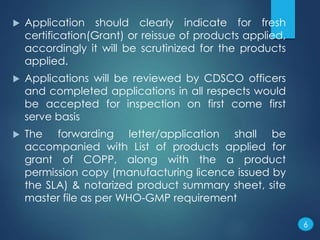 Copp - CERTIFICATE OF PHARMACEUTICAL PRODUCT | PPTX