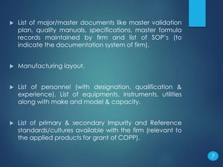 Copp - CERTIFICATE OF PHARMACEUTICAL PRODUCT | PPTX