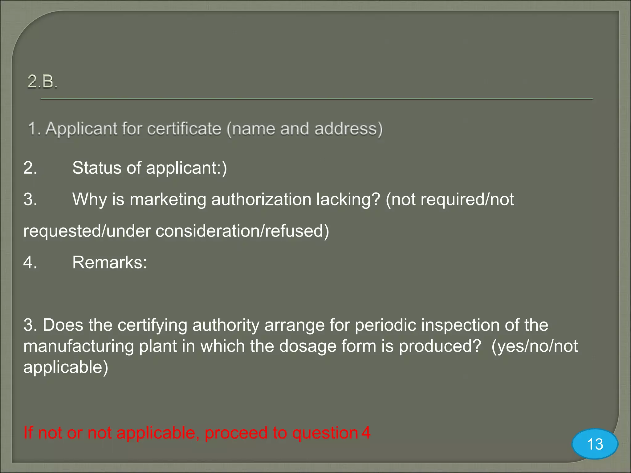 Copp- Certificate of Pharmaceutical Products | PPT