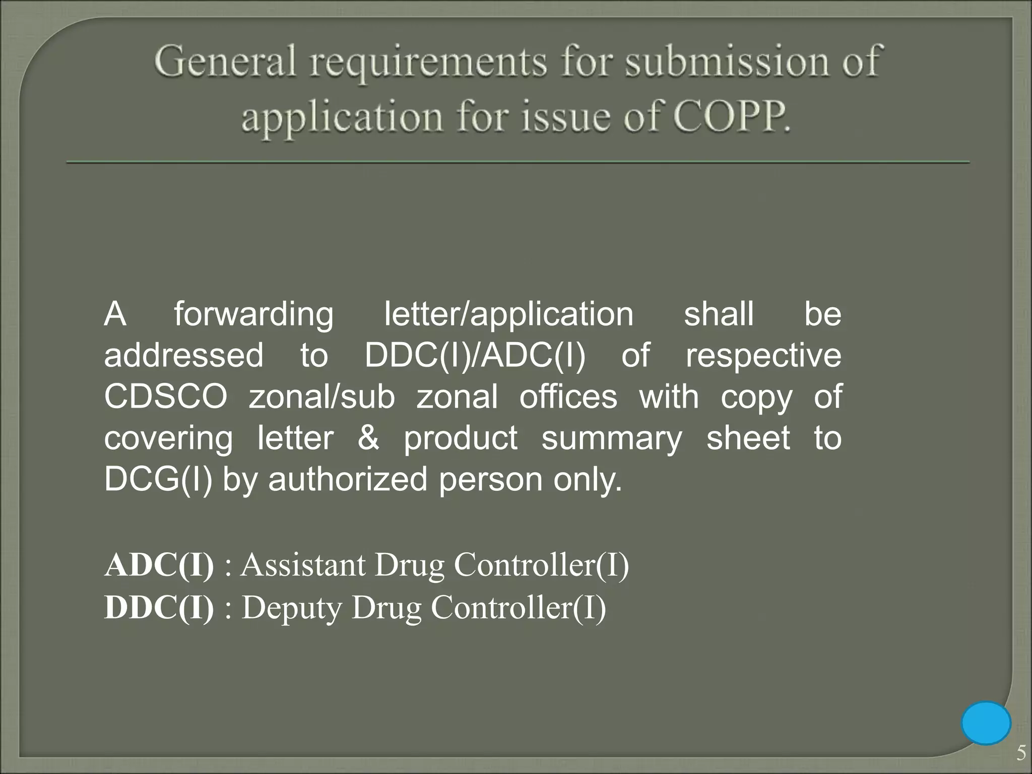 Copp- Certificate of Pharmaceutical Products | PPT