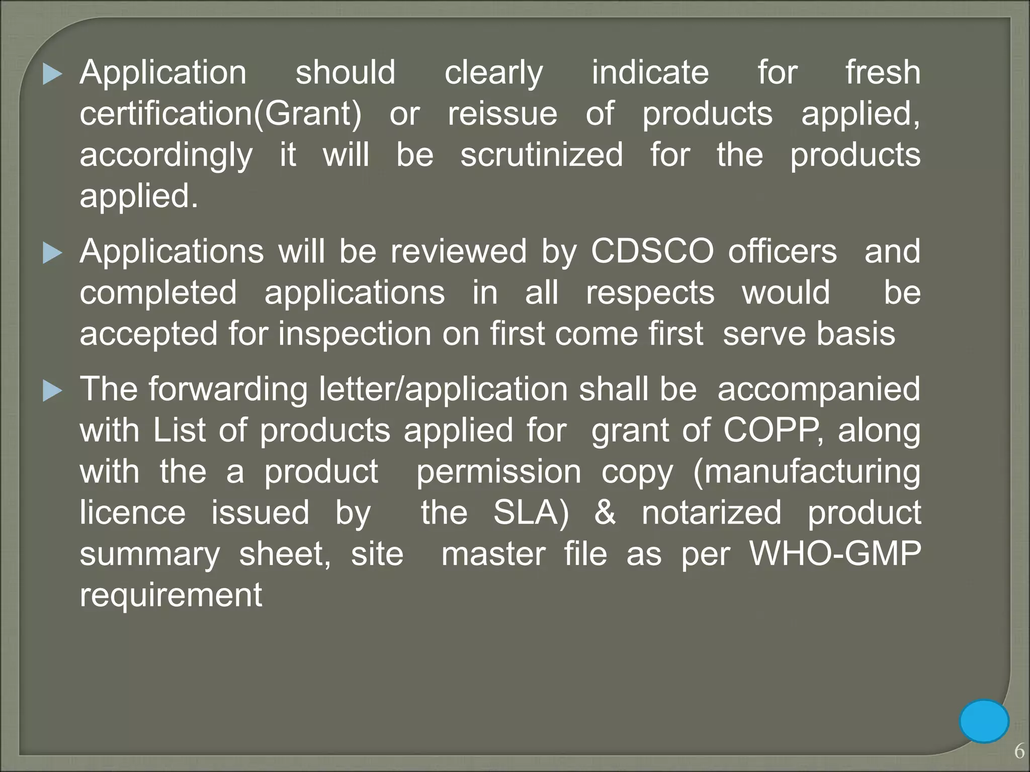 Copp- Certificate of Pharmaceutical Products | PPT