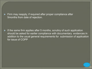 Copp- Certificate of Pharmaceutical Products | PPT