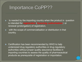 Copp- Certificate of Pharmaceutical Products | PPT