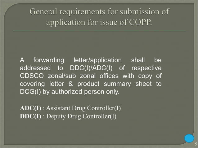 Copp- Certificate of Pharmaceutical Products | PPT