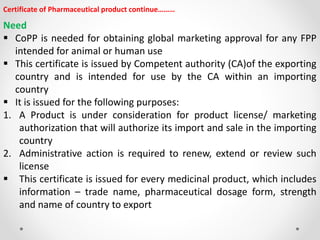 Certificate of pharmaceutical productCoPP.pptx