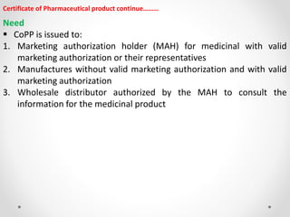 Certificate of pharmaceutical productCoPP.pptx