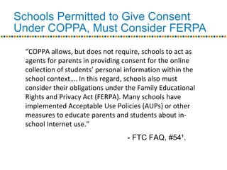 COPPA and Over 13 Age Restrictions | PPT