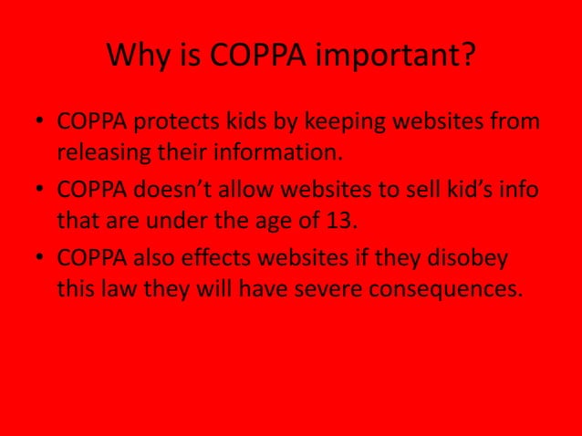COPPA | PPT
