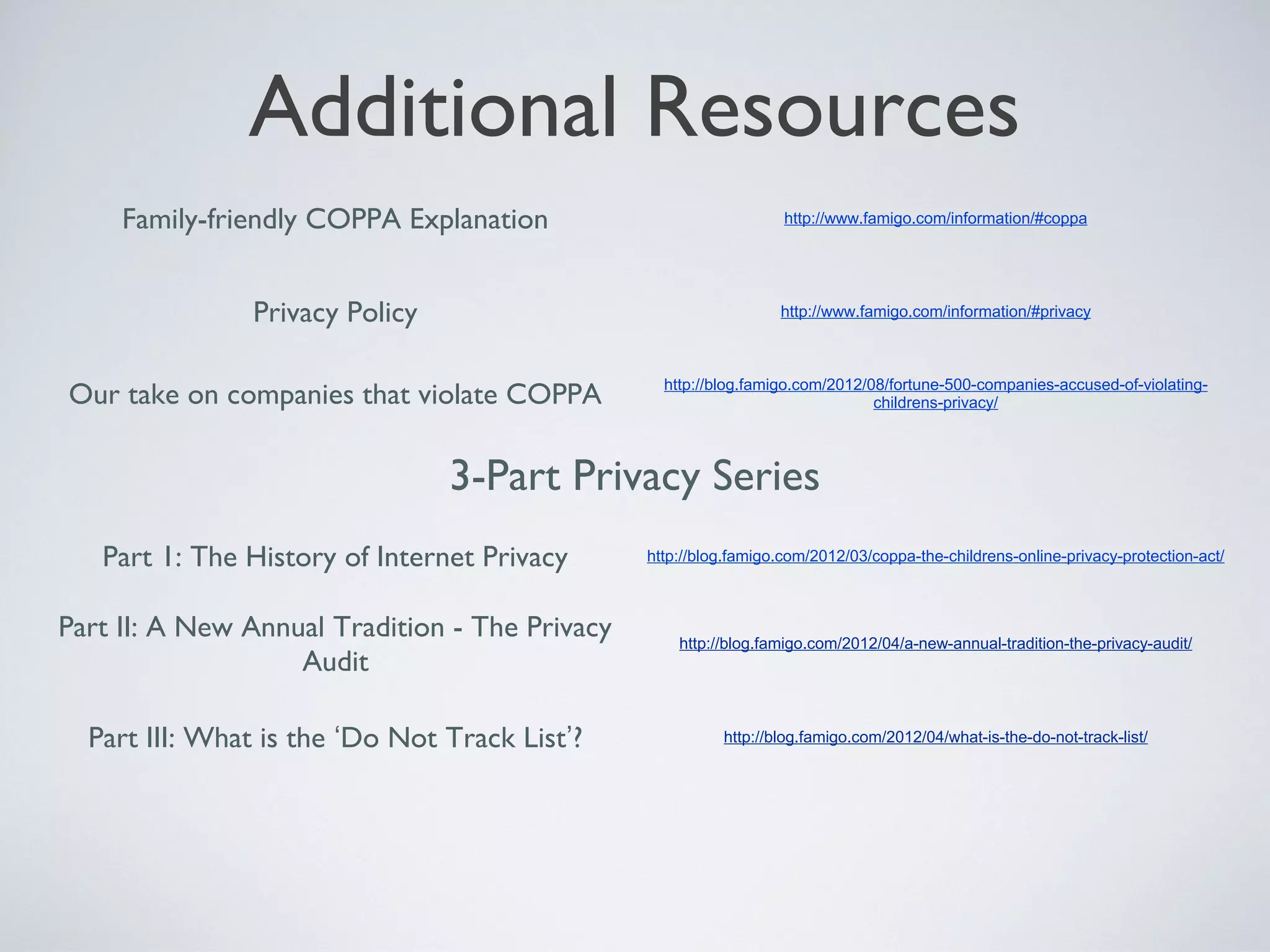 COPPA Compliance | PPT | Internet Safety | Parenting