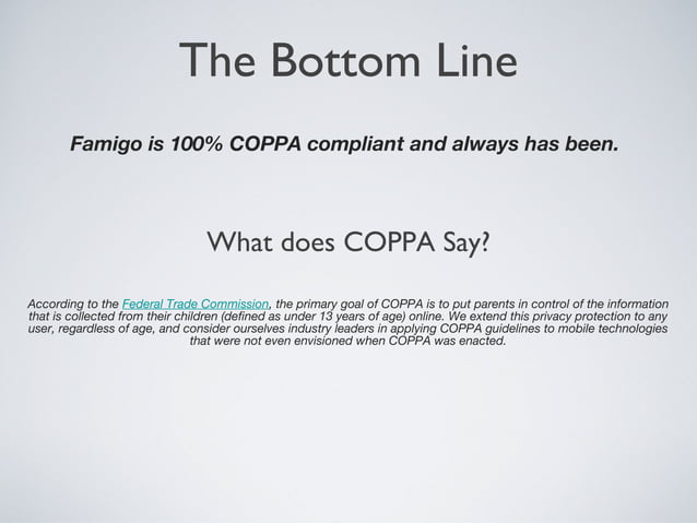 COPPA Compliance | PPT