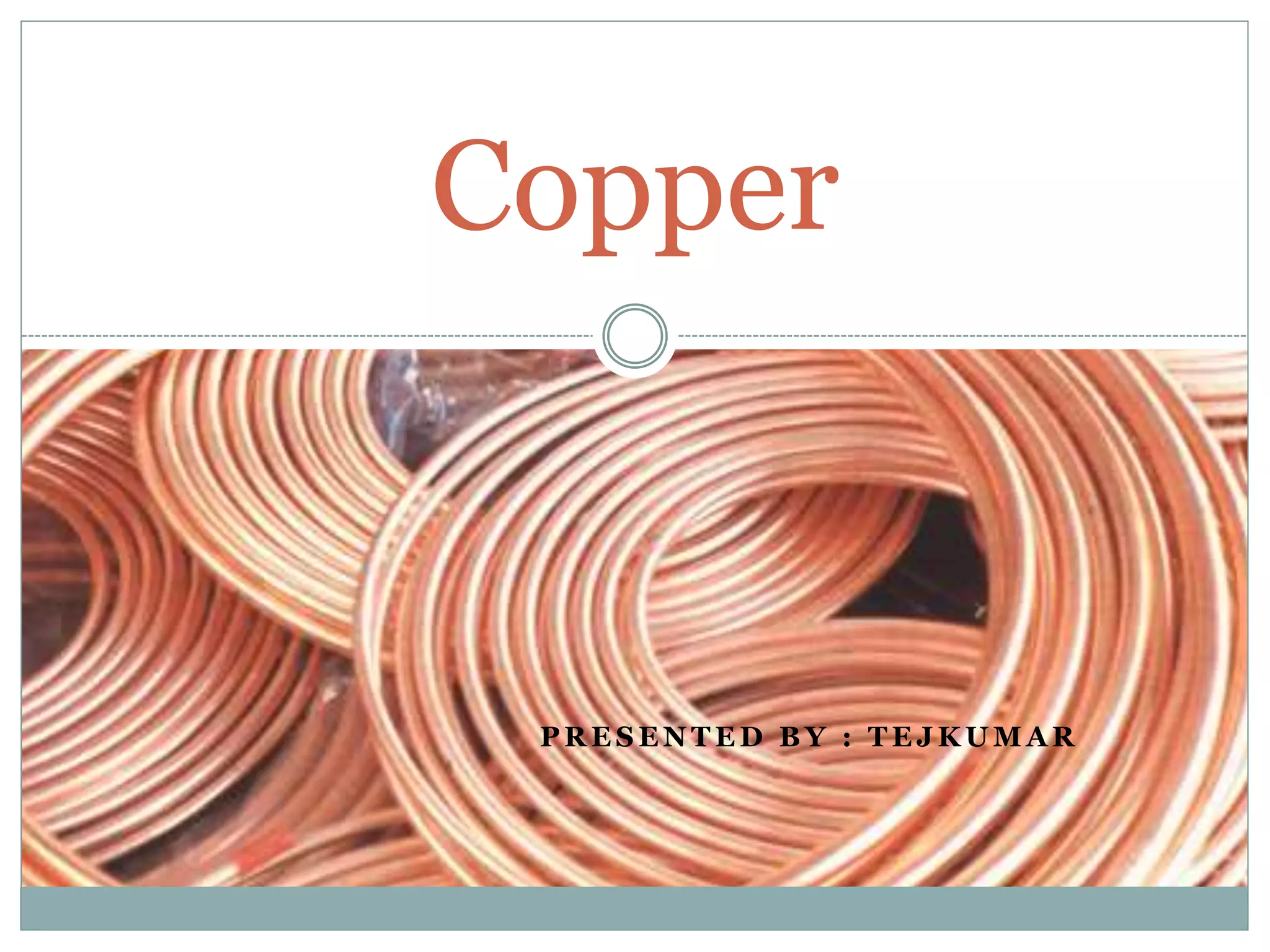 Copper commodity | PPTX