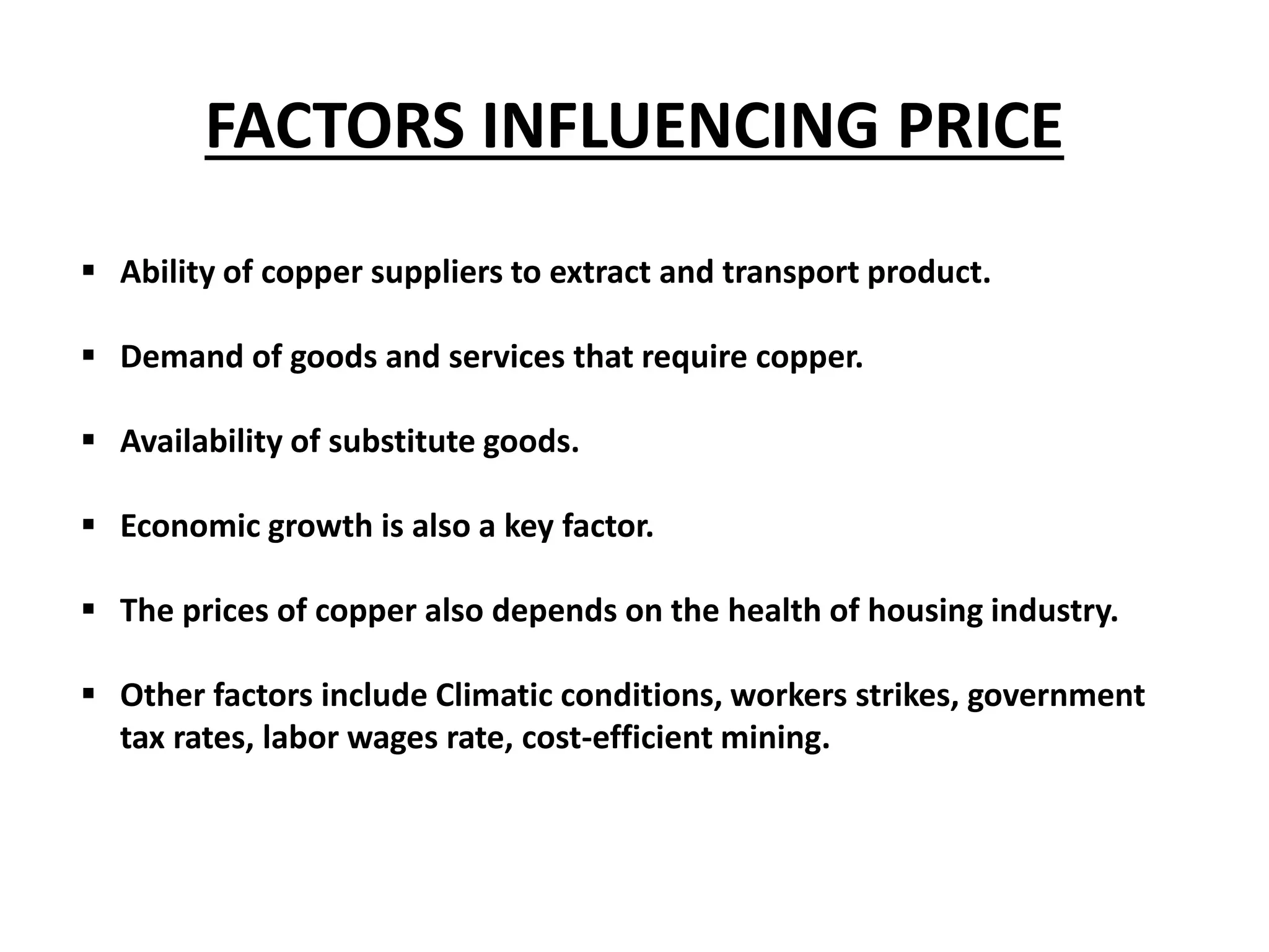 Copper - Commodity based presentation on Copper by Sage Kaleke | PPTX
