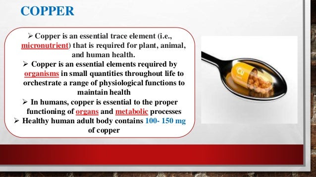 Copper- micronutrient ( trace element)