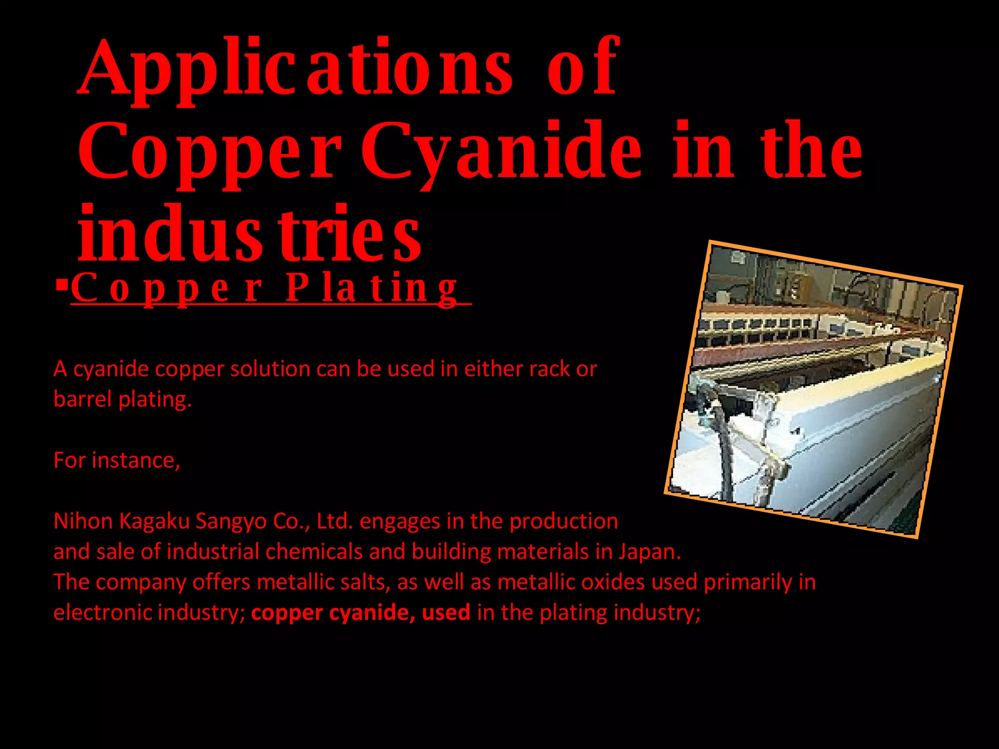Copper Cyanide | PPT