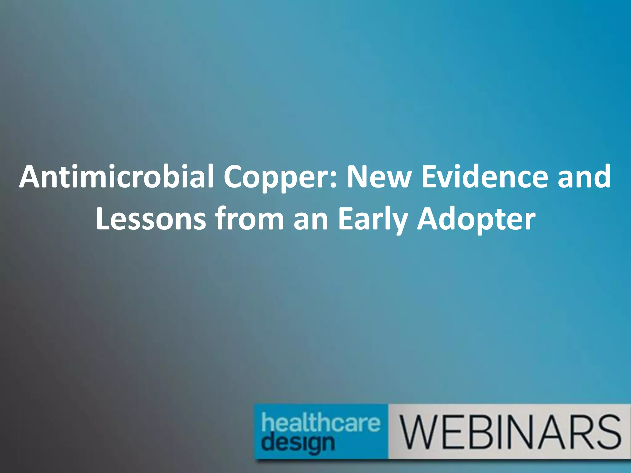 Anti-Microbial Healthcare | PPT