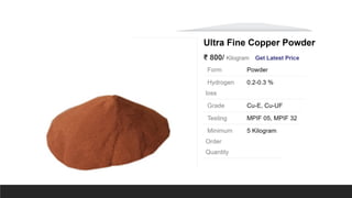 Copper powder | PPT
