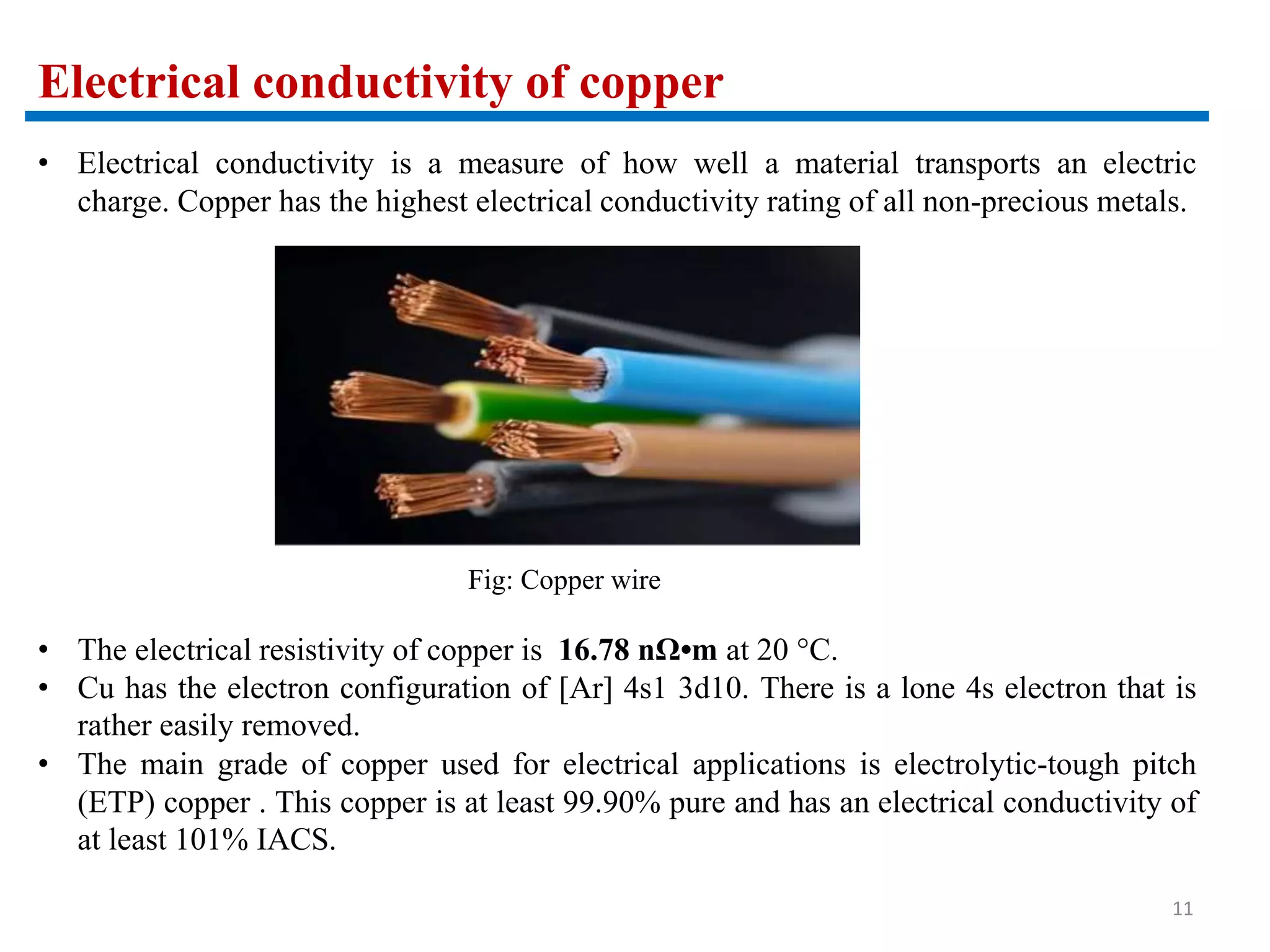 Physical Properties of Copper | PPTX