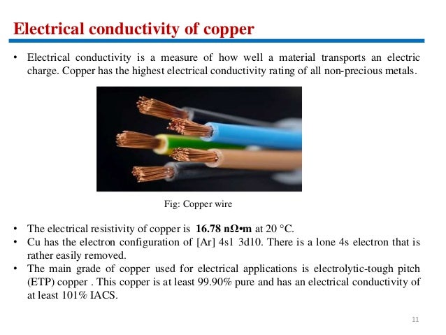 Physical Properties of Copper