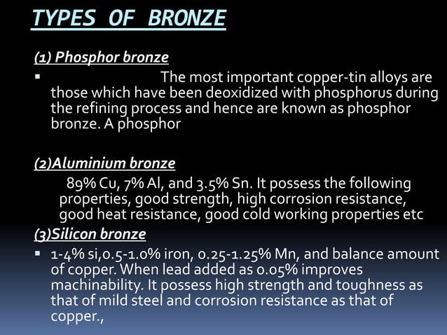 Copper and its alloys | PPTX