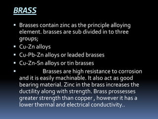 Copper and its alloys | PPTX