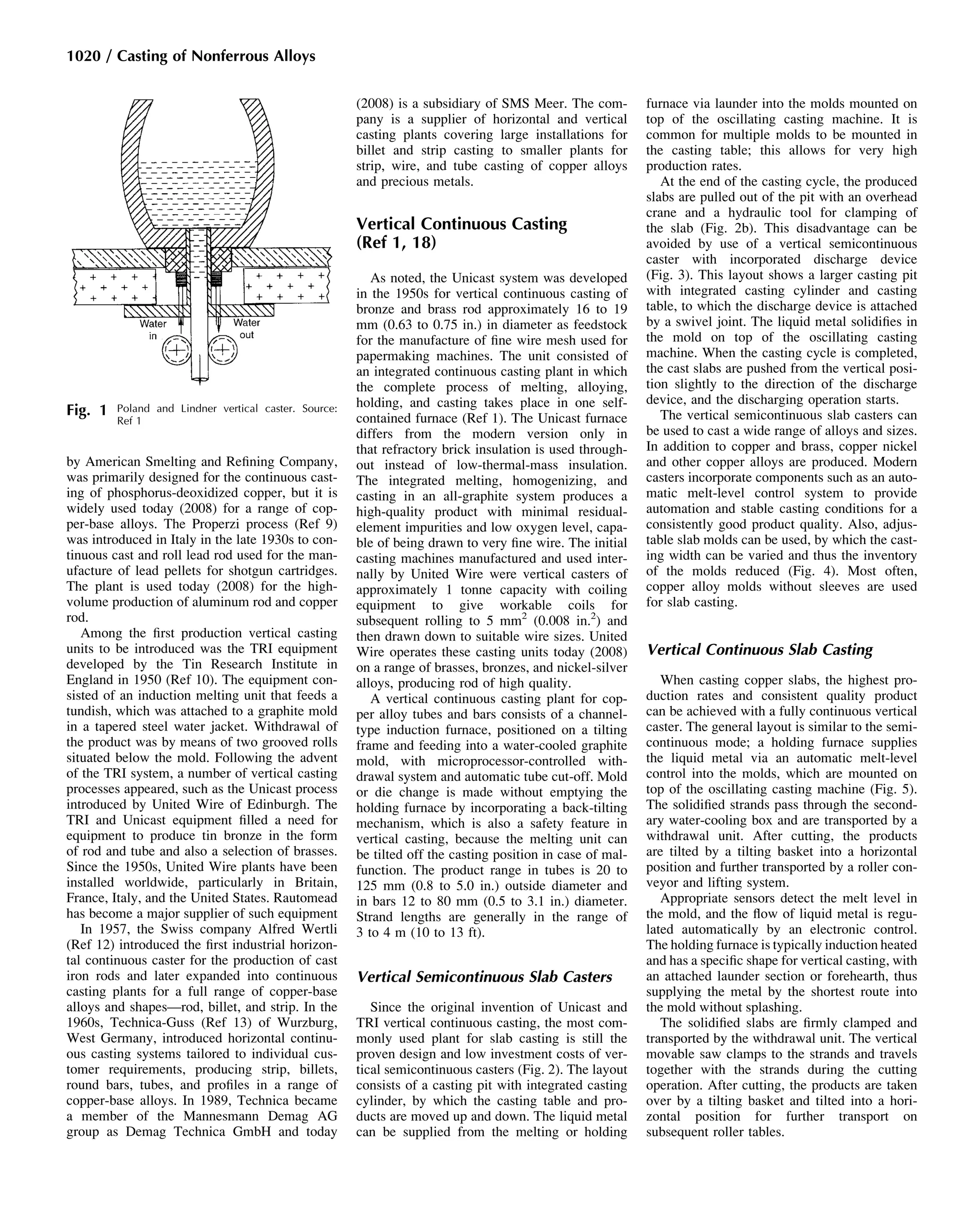 Copper continuous casting | PDF